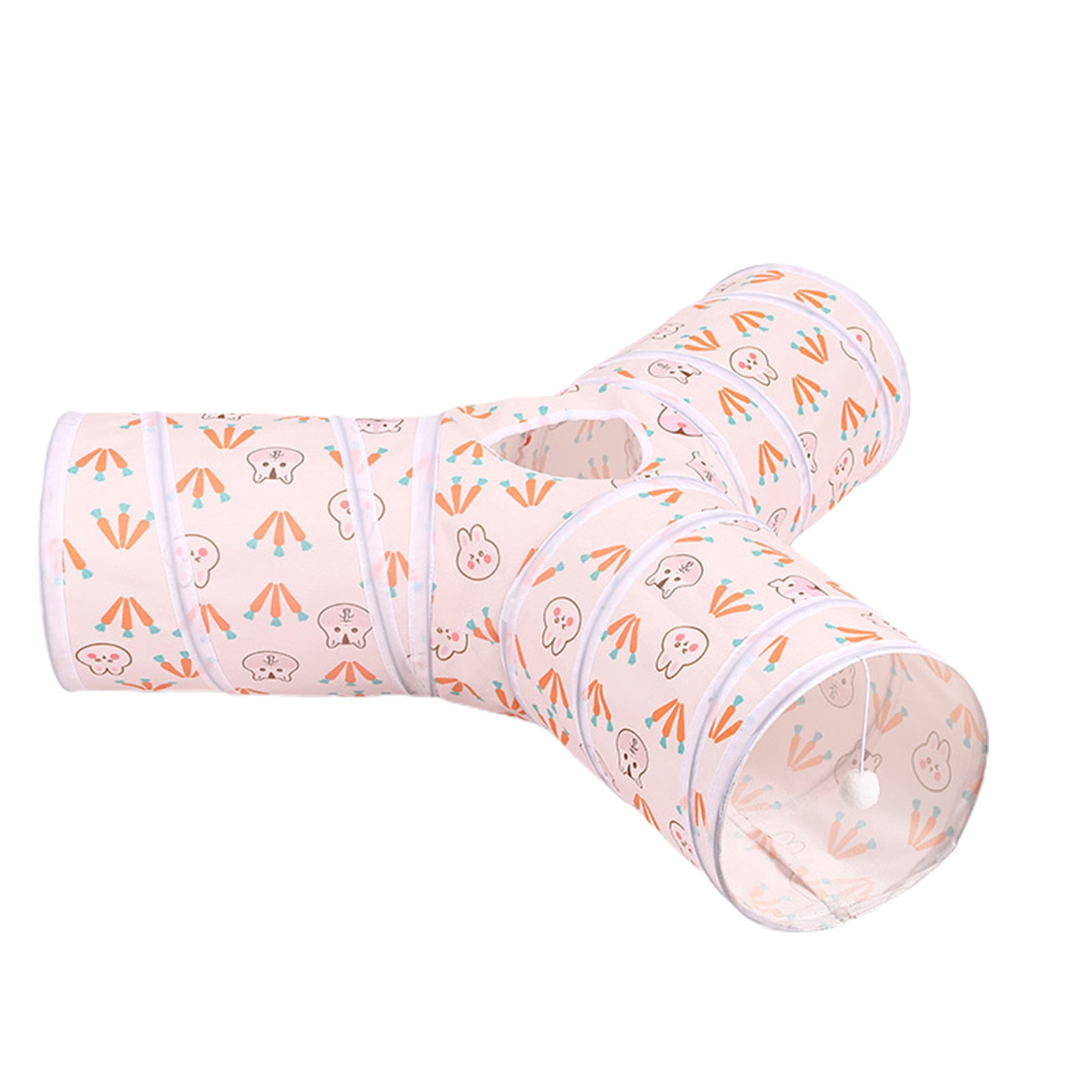 Bunny Tunnels & Tubes Collapsible 3 Way Bunny Hideout Small Animal ...