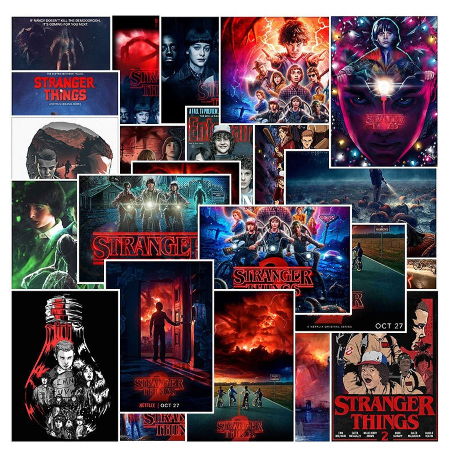 Click here for Cuoff St-Ranger Things Stickers 25pcs St+Ranger St... prices