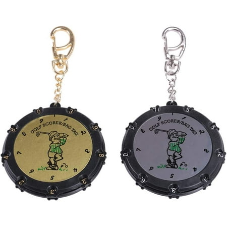 HOW TRUE 2 Pcs Golf Score Stroke Counter 18 Holes 9 Shots Golf Score ...