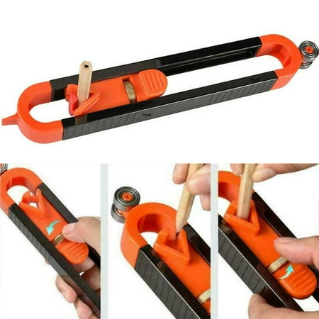 Accurate measurement of carpenter's tools with locking profile scriber ...