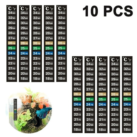 Aquarium Sticker Thermometer, Precise Measurement of Tank’s Temperature ...