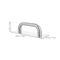 MLINS 2pcs Push Pull Door Handles Stainless Steel For Fire Doors And ...