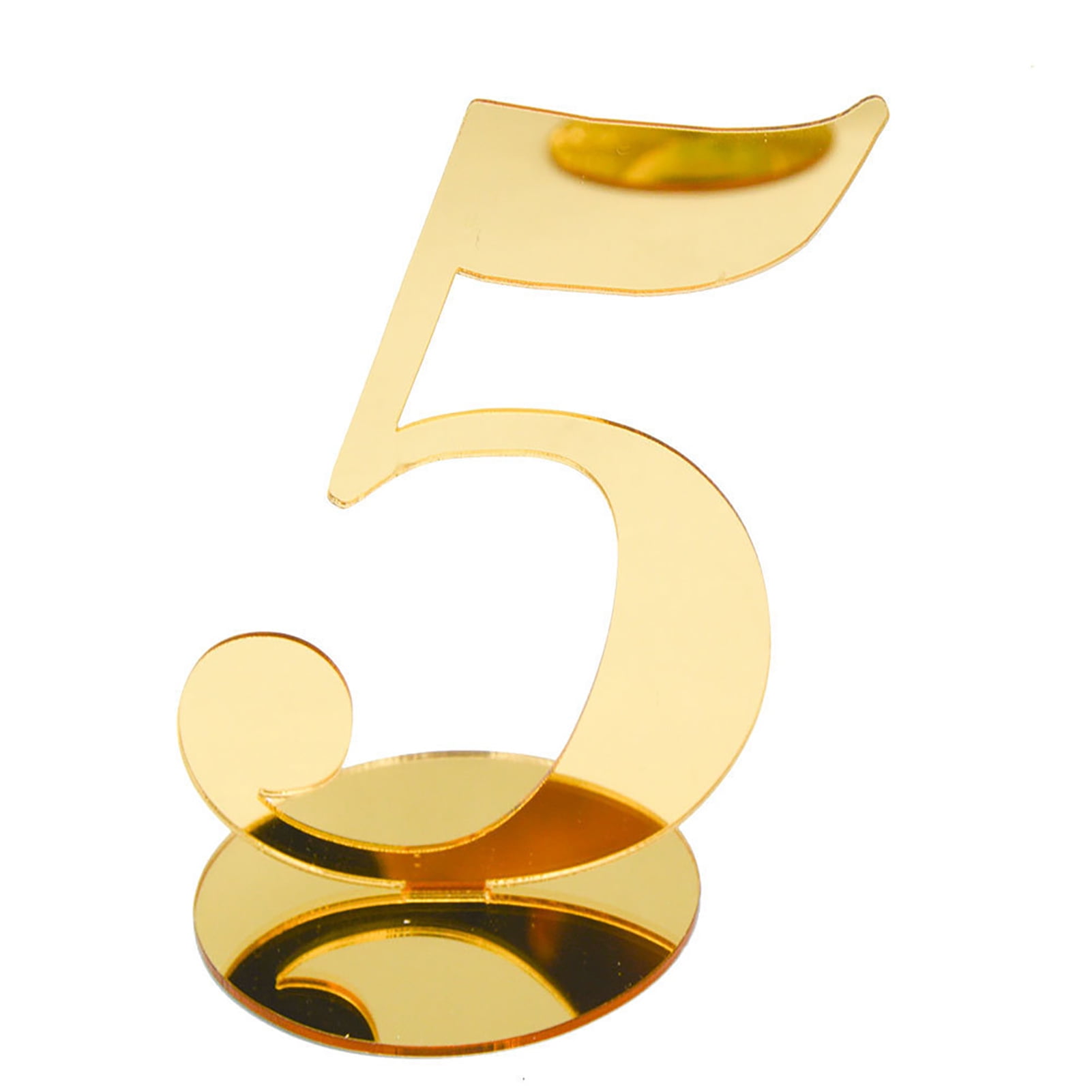 Trayknick Seat Number Card Glossy Add Atmospheres Mirror Surface ...