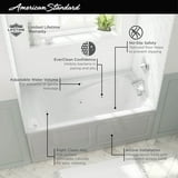 American Standard Evolution 60x32 in Acrylic Deep Soak Whirlpool ...