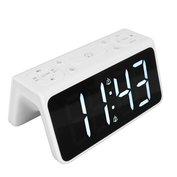 Wirless Bluetooth Speaker Clock,Desktop Clock Bluetooth Speaker Voice ...