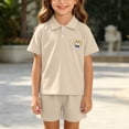 BRGZLK Back to School Sets Boys Summer Preppy Style Casual Collared ...