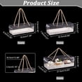 18 Sets 3 Styles Portable Transparent Plastic Swiss Roll Sandwich ...