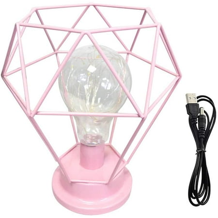 Desk Lamps, Bedside Lamp, Diamond Table Lamp Made of Nordic Wire ...