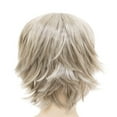 Onedor 12 Inch Short Straight Men Hair Wig Colored Cosplay Wig Heat Friendly Party Costume ...