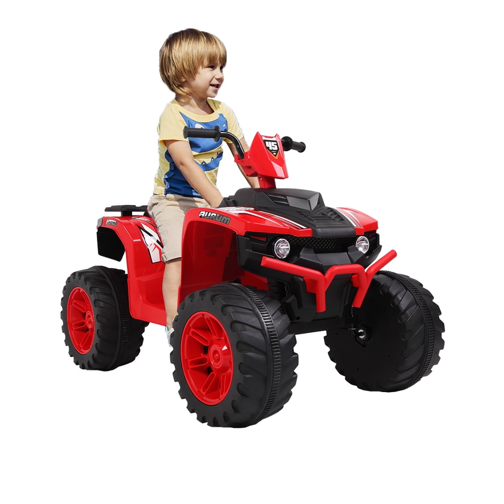 Canddidliike 12V Kids ATV Ride On Car, Suspension Car for kids with 4 ...