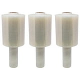 (6 Pack) Small Hand Shrink Wrap Clear Rolls 5"x1000 with Handle - Heavy ...