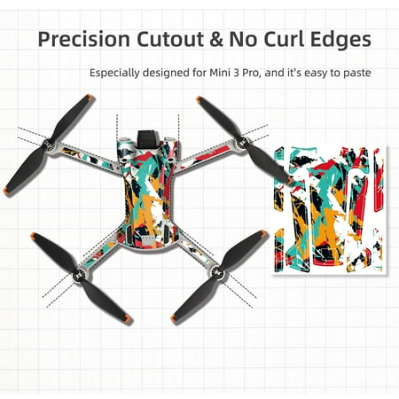 Drone Stickers Set Waterproof Skins Sticker Compatible For Mini 3 Pro ...