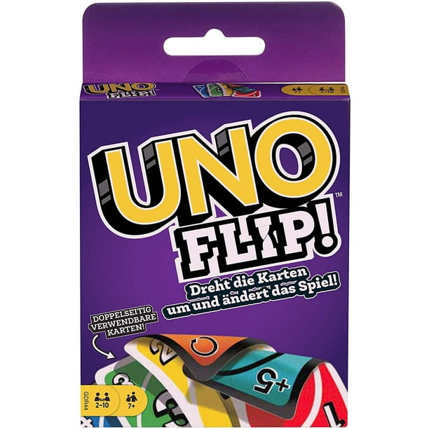 Mattel Games Uno Flip GDR44 Juego de cartas, versión alemana, Edad: 7 ...
