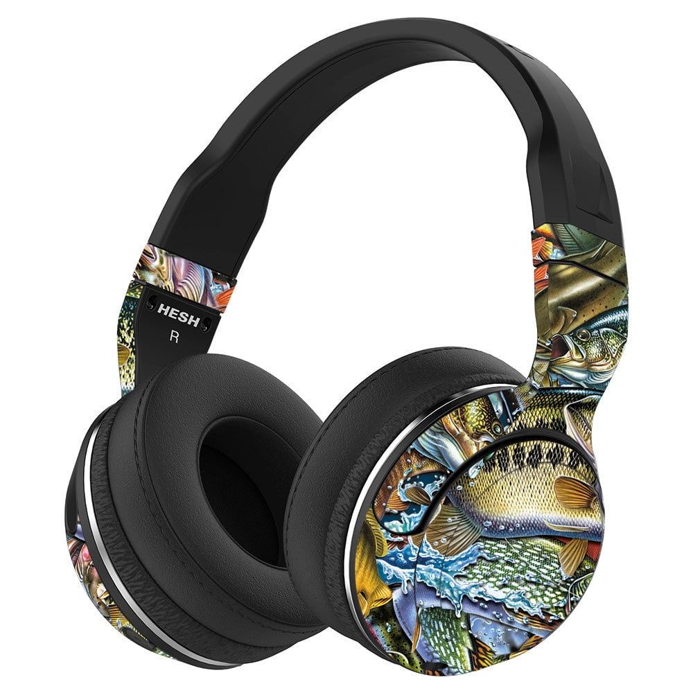 Skin Decal Wrap Compatible With Skullcandy Hesh 2 Wireless Headphones ...