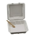 Biodegradable To Go Food Containers, Hinged Disposable Take Away Food ...