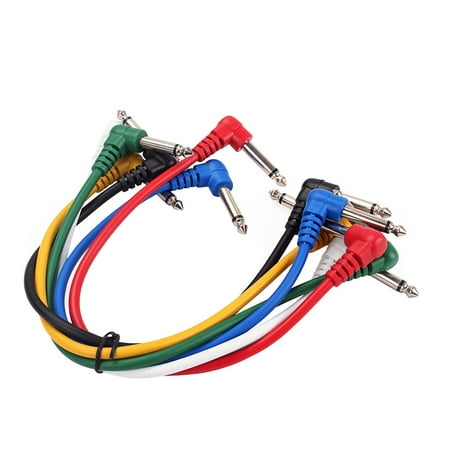 Pack of 6 Effect Pedal guitar cable is Cable Noise Reduction Studio ...