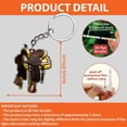 Creative Acrylic Horse Saddles Keychain Pendant For Car Glass Decors ...