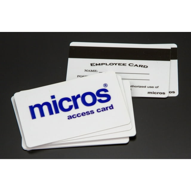 Micros POS - Magnetic Swipe Employee ID Cards (10 Pack) - NEW - Walmart.com