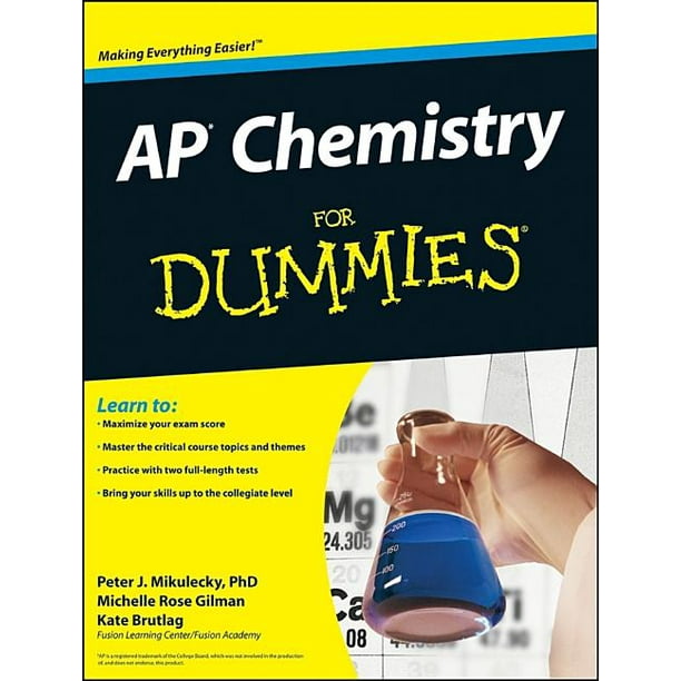 For Dummies: AP Chemistry for Dummies (Paperback) - Walmart.com