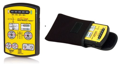 ZTS Mini Battery Tester (MINI-MBT) Bundle with Protective Soft Case for ...