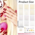 1 Box 13 Sheets 13 Style 3D Bronzing/Laser Heart Pattern Nail Art ...