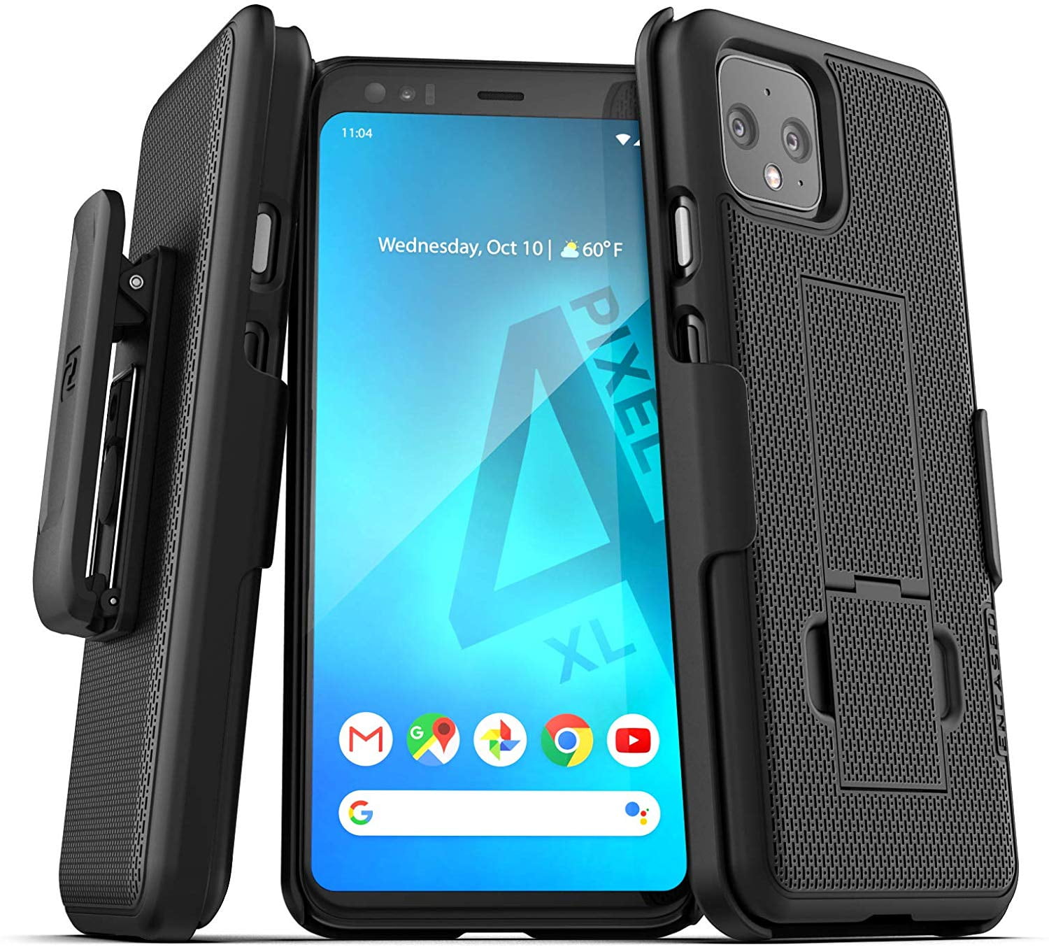 Encased Pixel 4 XL Belt Clip Case (2019 DuraClip) Ultra Slim Cover with ...
