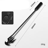 Colaxi Garden Rake ing Tool Hand Hoe Carbon Steel Durable Practical ...