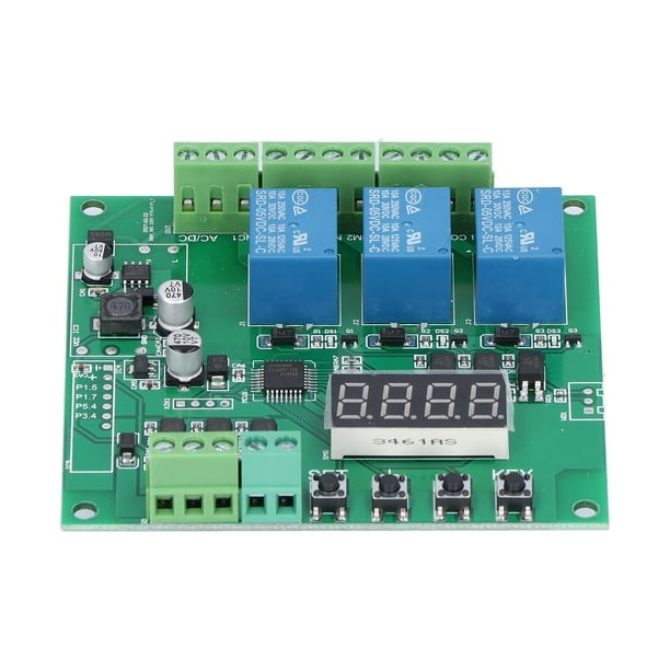 Wide Relay Module 3Channel Control Delay/Timer/SelfLatching/Interlock/Timing/Switch YYS4 ...