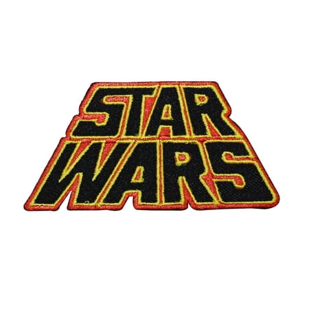 Disney Star Wars Skewed Logo Patch Movie Officially Licensed Iron On ...