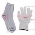 Pair of Conductive Fiber Gloves and Socks Massage Units With Adapter ...