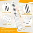 Highcool 3 Piece Set of Slim Spatulas, Narrow for Nonstick Pans, for ...