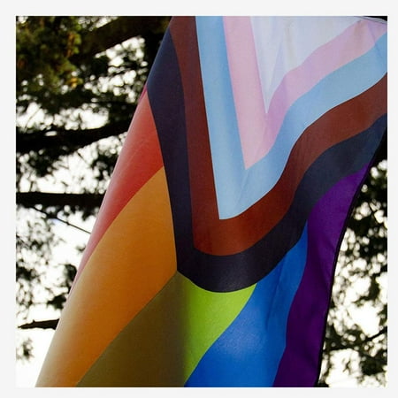 Progress Pride Rainbow Flag 90x150cm Rainbow Pride banner Hanging Flag ...