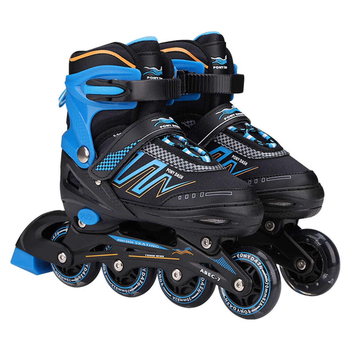 Jitrading Inline Skates for Men Women with Light up Wheels Roller ...