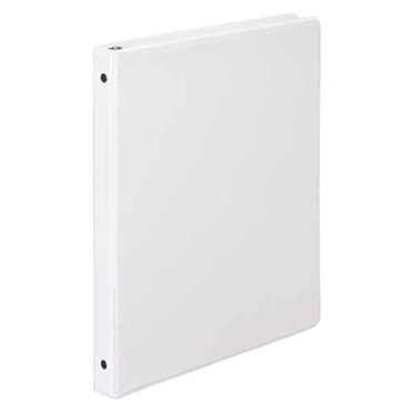 find It Gapless Loop Ring View Binder, 11 x 8-1/2, 5" Capacity, White ...