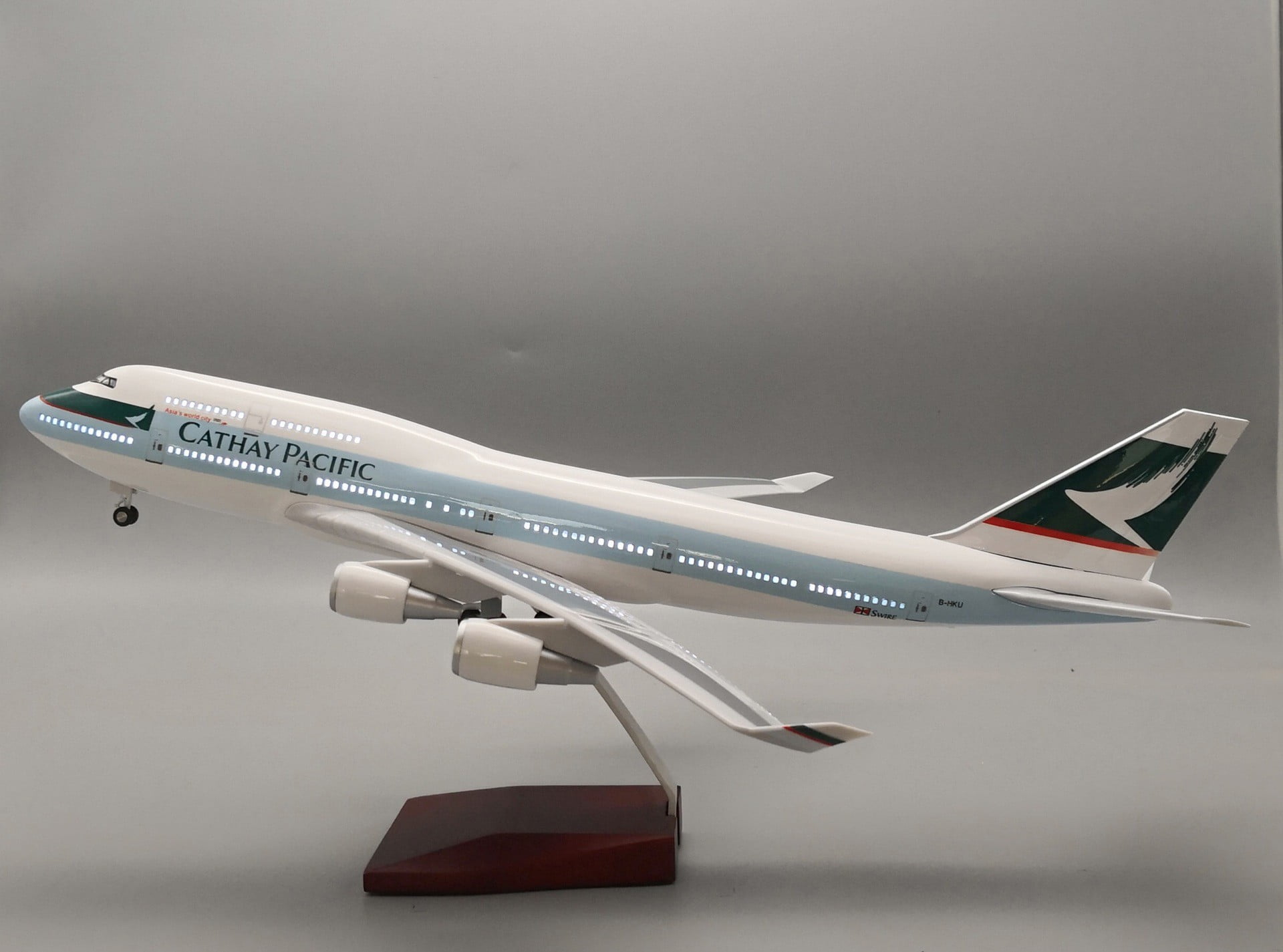 Modelo de avión de simulación de aviación Emirates UAE A380 de 46 cm a ...