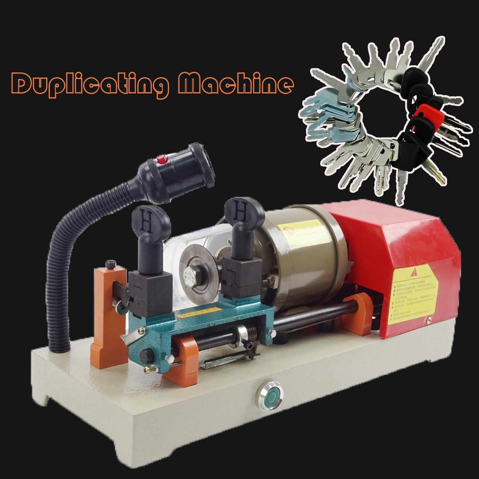 NAIZEA Key Duplicating Machine 110V Horizontal Copy Machine Cutter Cutting Machine 100W ...