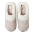 Dearfoams Cozy Comfort Women's Cable Knit Clog Slippers - Walmart.com