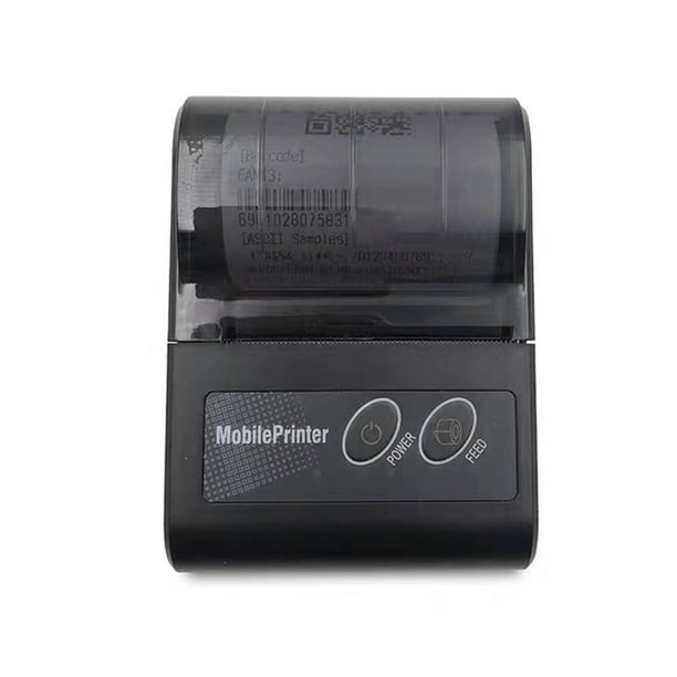 Impresora de etiquetas portátil Impresora térmica de códigos de barras BT Alta velocidad y clara ...