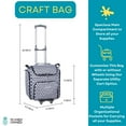 Handy Sandy Crafter’s Craft Tote Bag Organizer, Dots- Storage Bag for ...