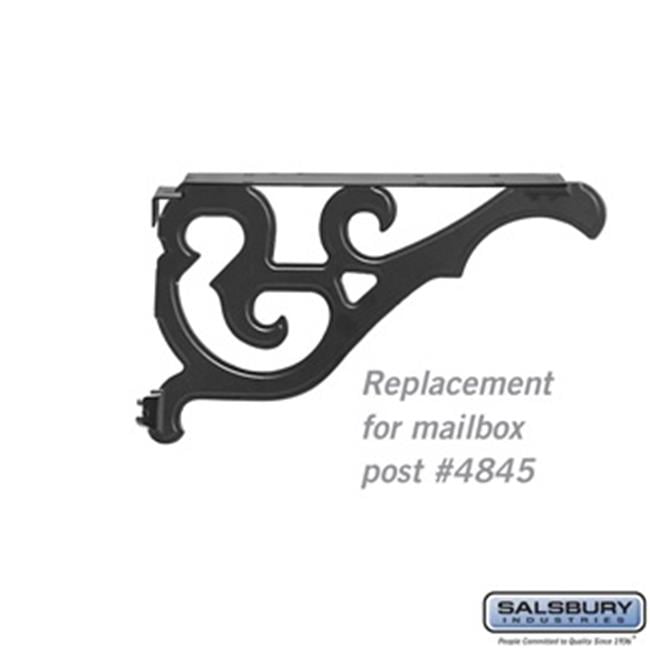 SalsburyIndustries 4847BLK Replacement Arm Kit For Decorative Mailbox ...