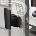 Deadbolt Strike Plate Door Backplate 1" x 2-1/4" Round Corner Satin ...