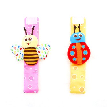 Ingenuity Premium Soft Plush Ring Rattle - Van the Elephant, Ages ...