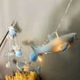 Novelty Shark Poms String Light Battery Operated LED Whale Shark Night ...