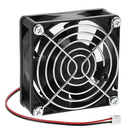 DC Brushless Cooling Fan DC12V 0.3A 70x25mm Ball Bearing with Fan Grill ...