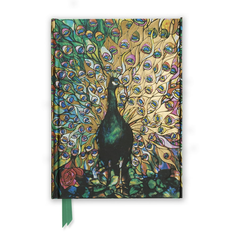 Flame Tree Notebooks: Tiffany: Displaying Peacock (Foiled Journal ...