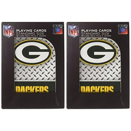Pro Specialties Group NFL Green Bay Packers Diamond Plate Playing Cards ...