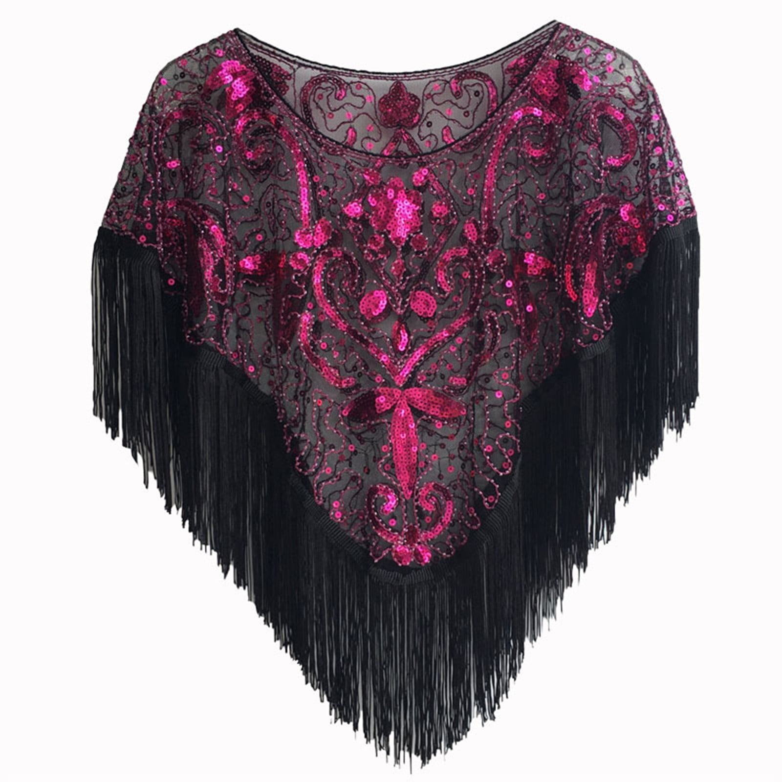 Click here for Dsscvnef Wraps Womens Sequin Capes And Shawls Even... prices