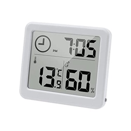 Zshan Digital Thermo-Hygrometer (White) Indoor Room Thermometer ...