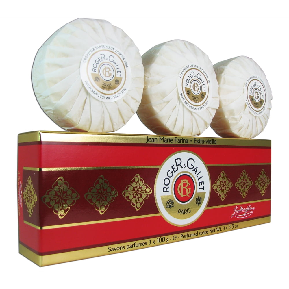 Roger & Gallet - Roger & Gallet Jean Marie Farina Perf. Soap 3x 100 g ...