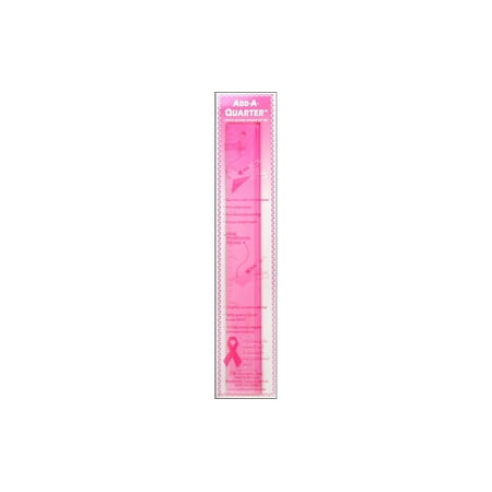 Cm Designs Ruler 12" Add-A-Quarter Pink | Walmart Canada